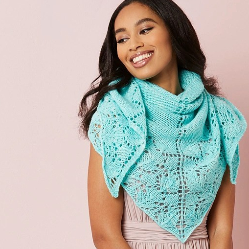 Pattern Spotlight: Little Flowers Shawl – Kate Heppell